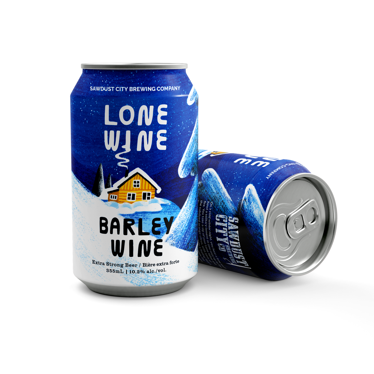 Lone Wine - American Style Barley Wine (355ml Cans) – Sawdust City ...
